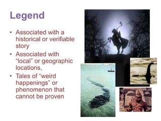 Introduction to Myths, Fables & Fairy Tales | PPTX