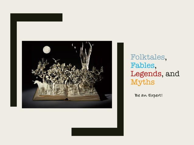 Myths, folktales, legends, and fables | PDF