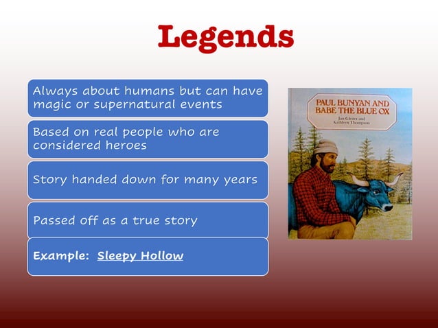 Myths, folktales, legends, and fables | PDF