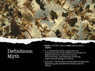 Myths, folktales, legends, and fables | PDF