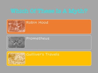 Myths, folktales, legends, and fables | PDF