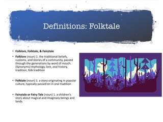 Myths, folktales, legends, and fables | PDF