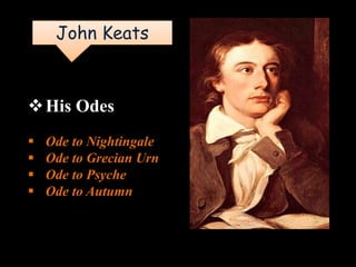 Myths in keats’ odes | PPT