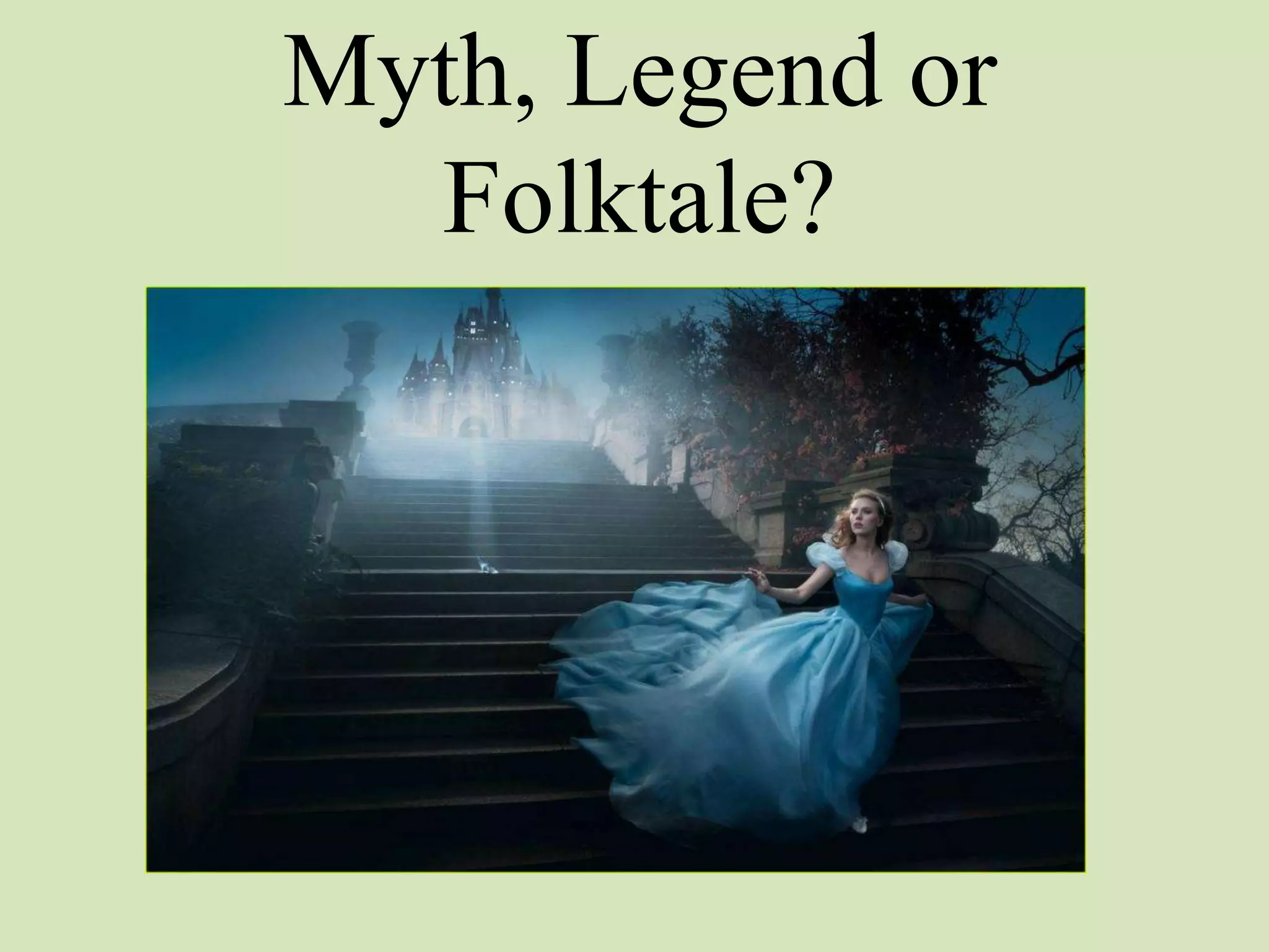 Myths legends and folktales slideshow | PPTX