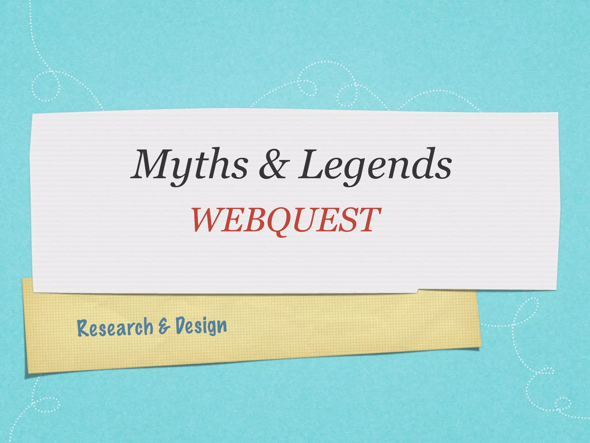 NZ Myths & Legends webquest | PPT