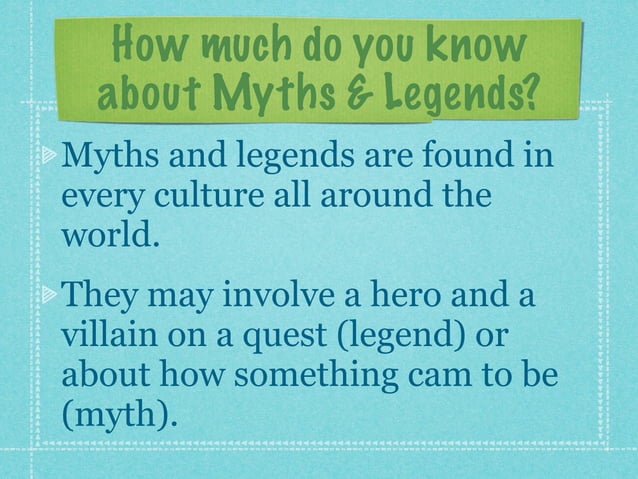 NZ Myths & Legends webquest | PPT