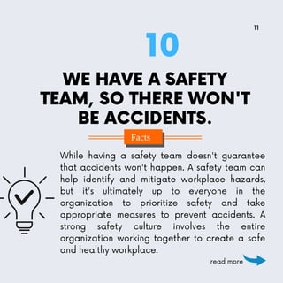 Myths Perceptions About Workplace Safety | Gaurav Singh Rajput | PDF ...