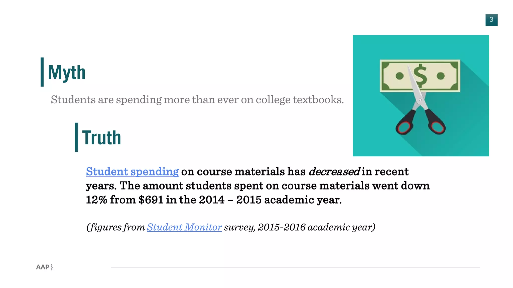 Myth vs. Truth: The Real Story of College Textbooks | PDF