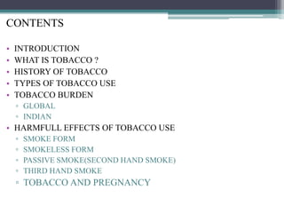 My tobacco cessn | PPTX