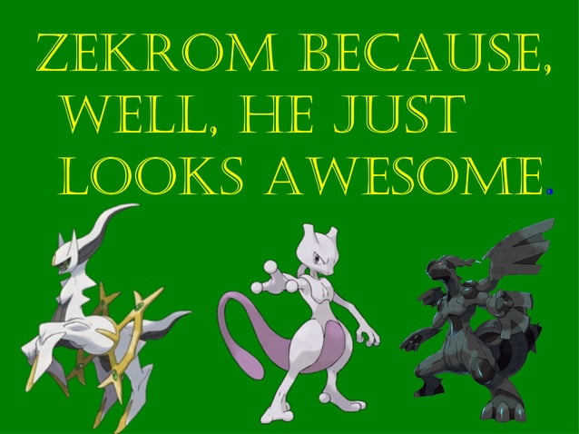 My top 3 pokemon | PPT