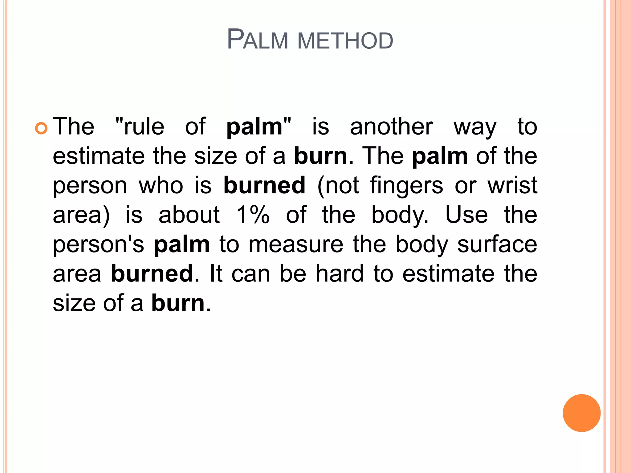 BURN - Presented By Mohammed Haroon Rashid | PPTX