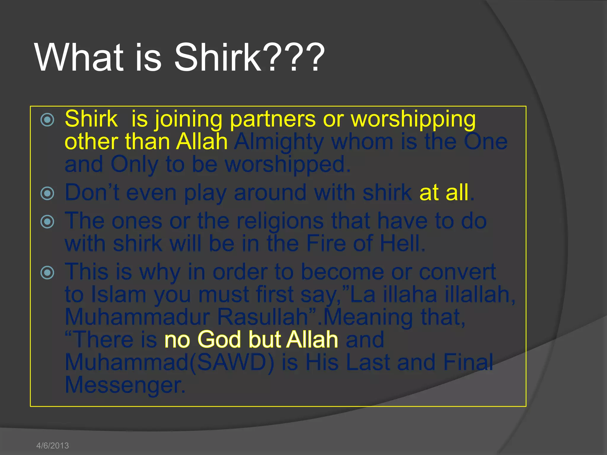 Shirk | PPTX