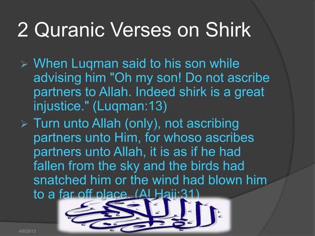 Shirk | PPT
