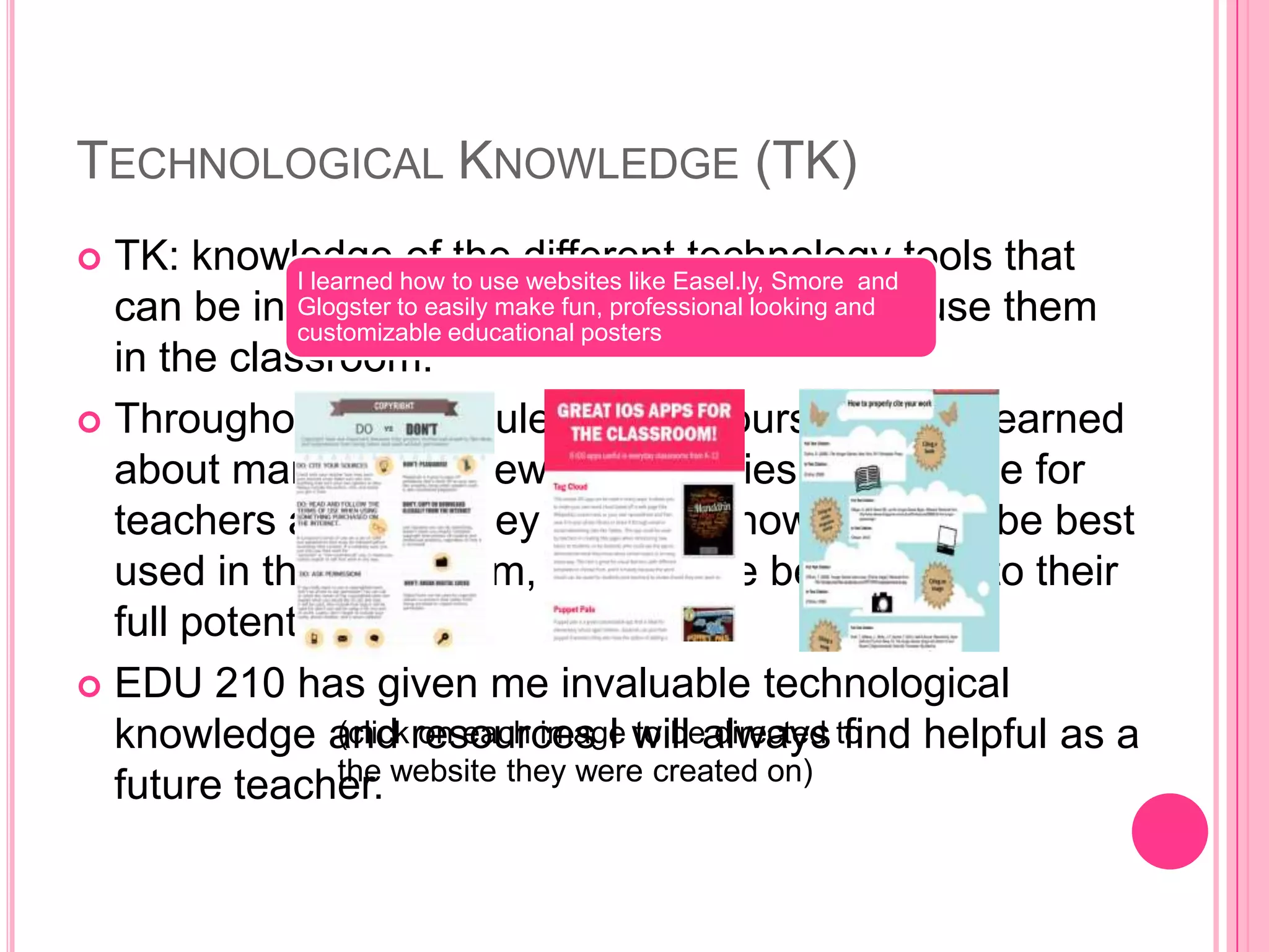 My TPACK Development | PPT