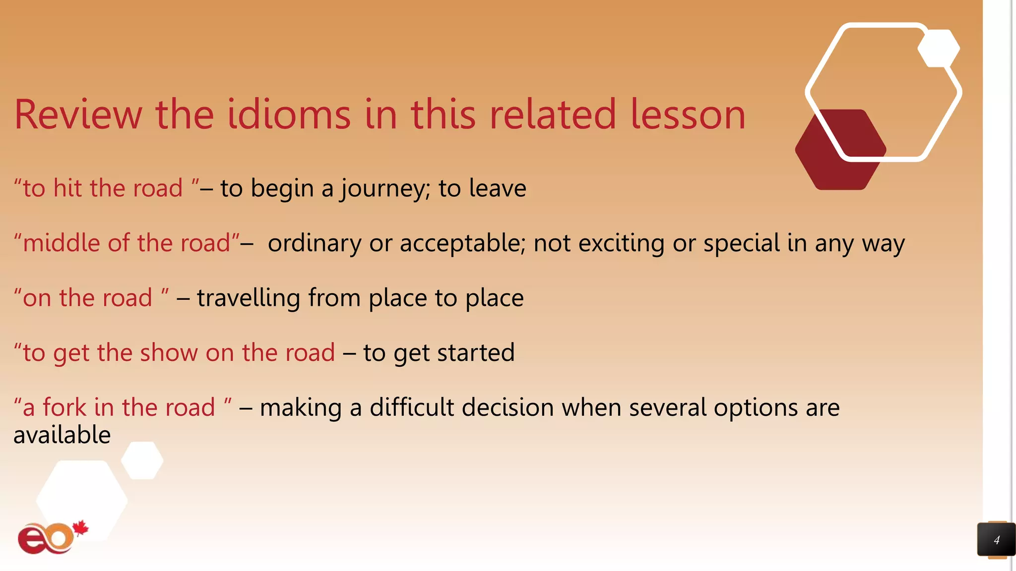 My travels - Based on Road Idioms.pptx