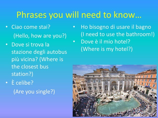 My trip to rome | PPTX