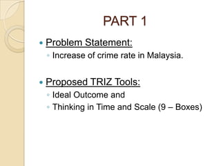 My triz competition 2012(1) | PPTX