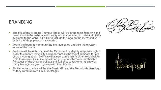 My TV Drama Pitch Presentation | PPT