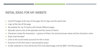 My TV Drama Pitch Presentation | PPTX