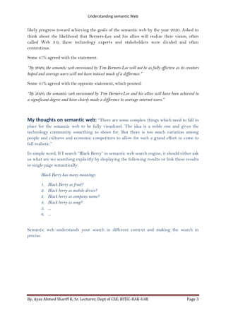 My understanding semantic web | PDF