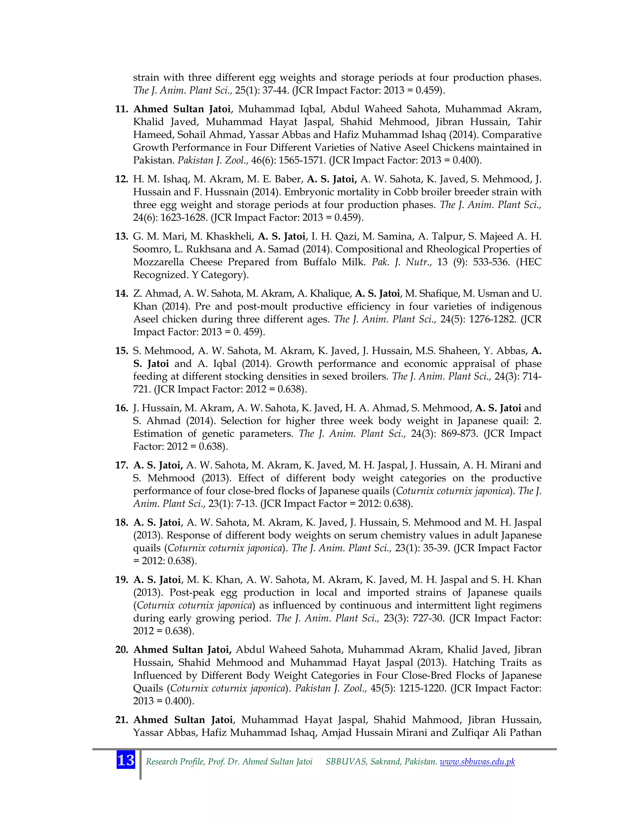 CV Dr. Ahmed Sultan Jatoi | PDF