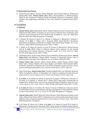 CV Dr. Ahmed Sultan Jatoi | PDF