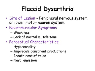 MOTOR SPEECH DISORDERS | PPTX