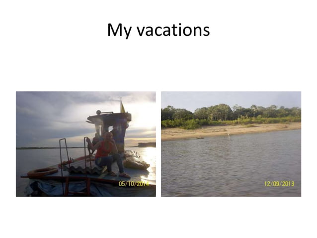 My vacations | PPTX