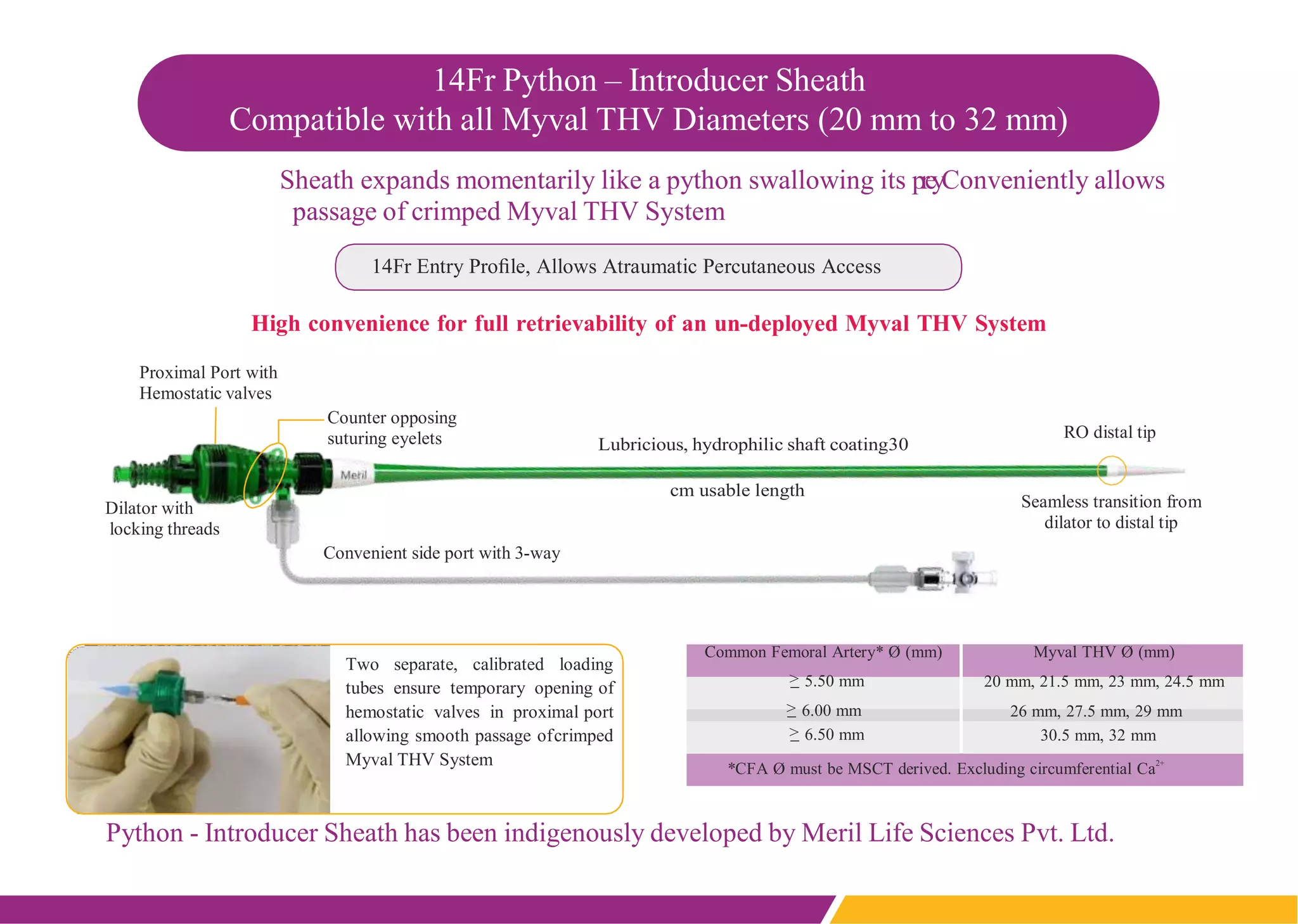 Myval THV Transcatheter Heart Valve by Meril Life | PDF