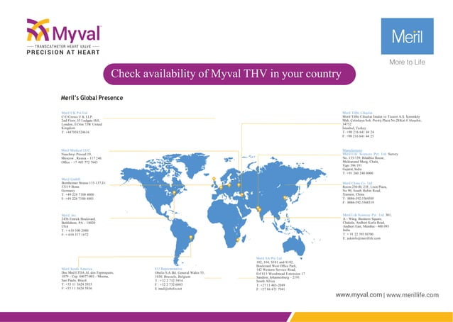 Myval THV Transcatheter Heart Valve by Meril Life | PDF | Physics | Science