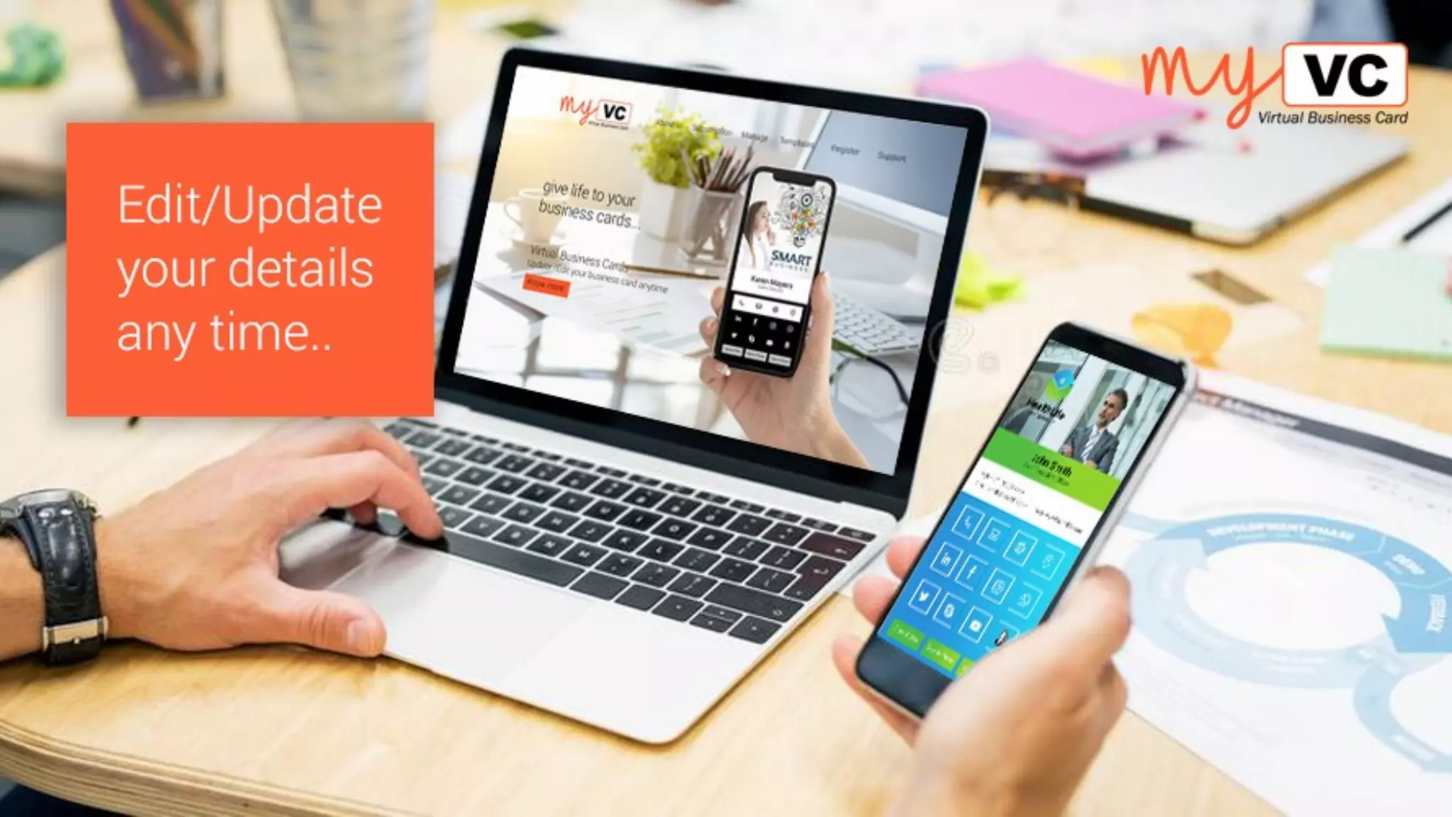 myVC - An Interactive Virtual business card solution | PPT