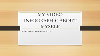 MY VIDEO INFOGRAPHIC ABOUT MY SELF IN ETECH | PPTX