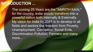 My vision for india @100 years | PPTX