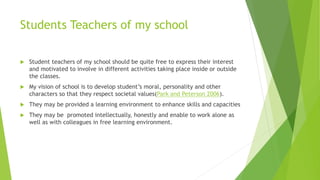 My vision of good school ppt | PPTX