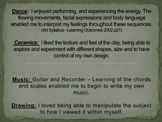 My Visual Arts Journey | PPSX