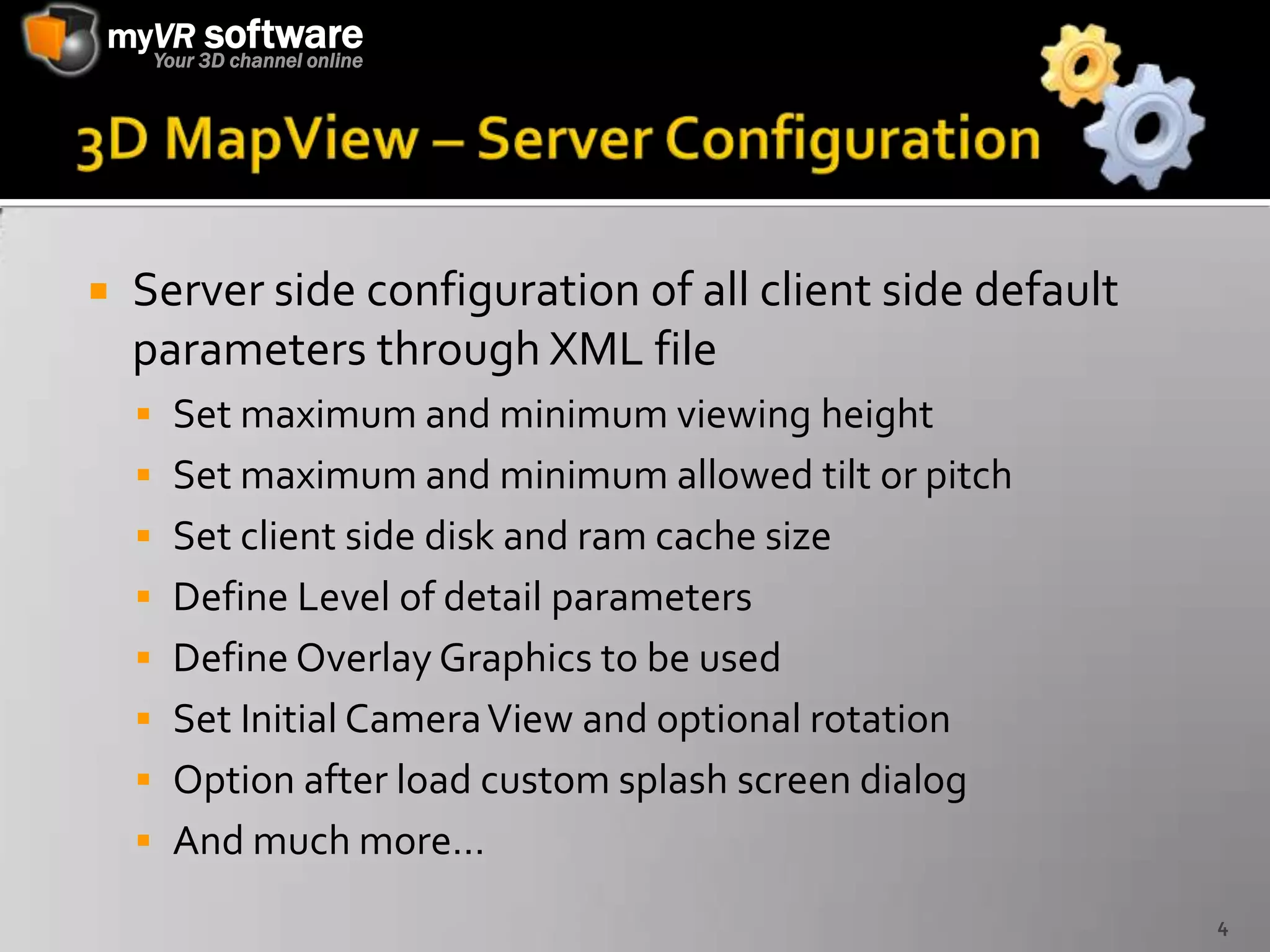 myVR 3D MapView Technology | PPT