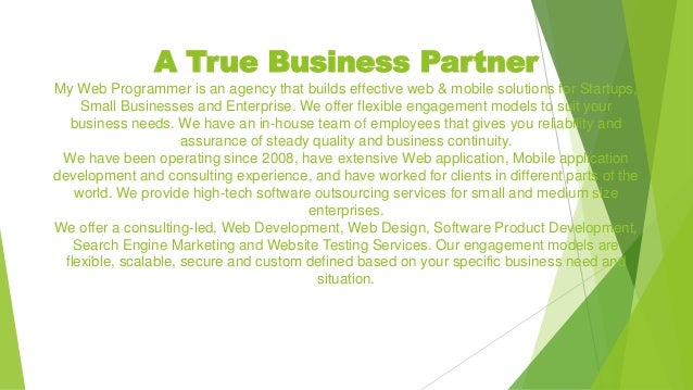 My Web Programmer | PPT