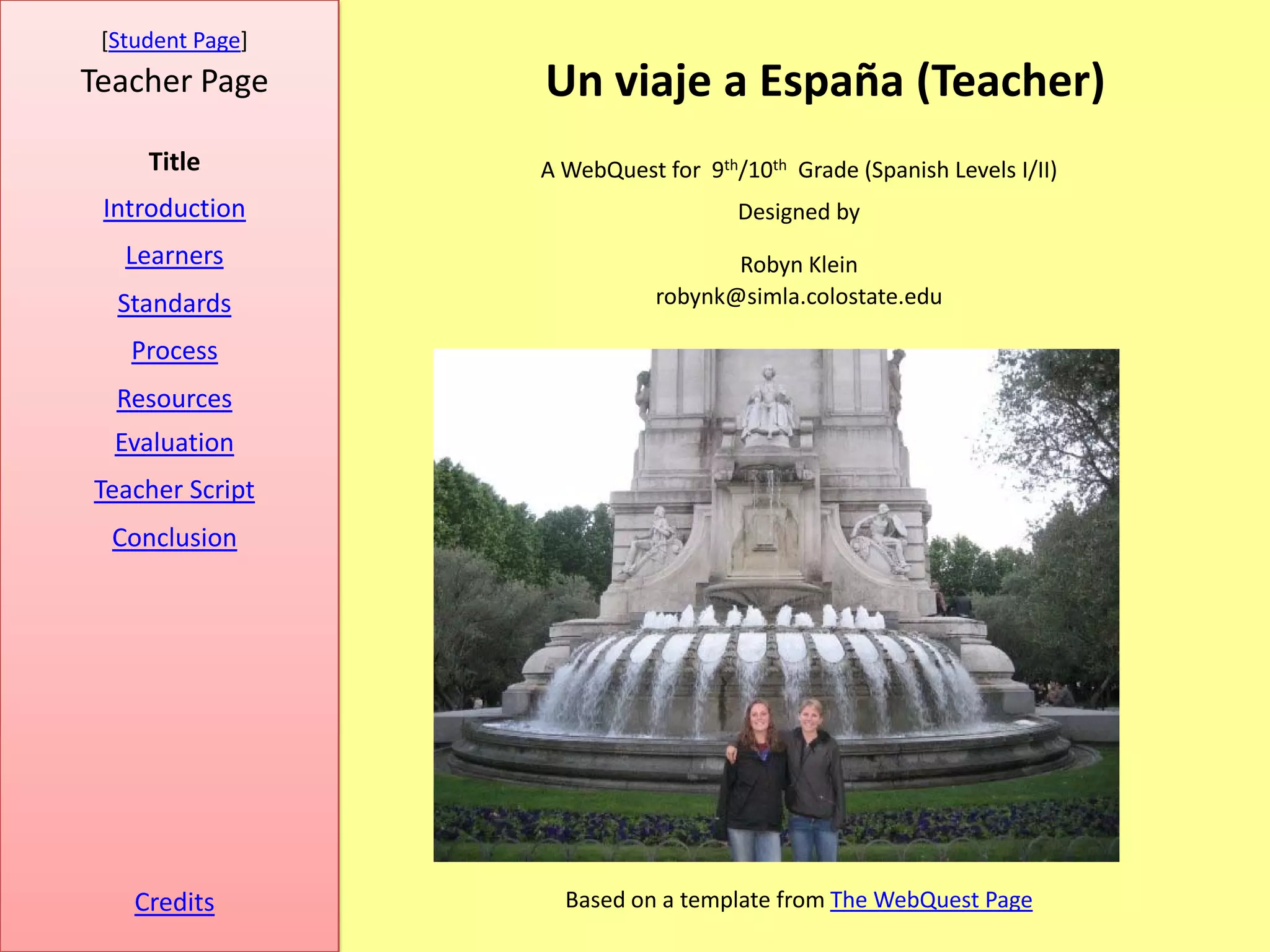 WebQuest for Spanish | PDF