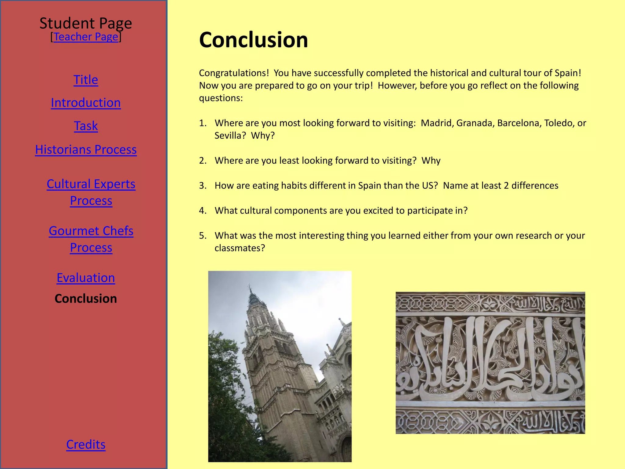 WebQuest for Spanish | PDF