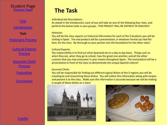 WebQuest for Spanish | PDF