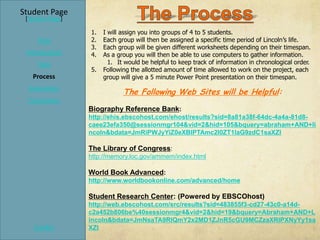 My webquest abraham lincoln | PPT