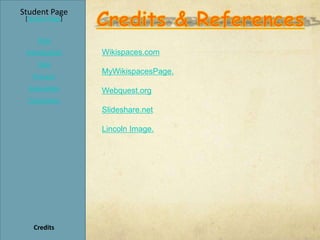 My webquest abraham lincoln | PPT