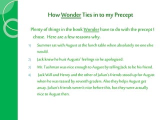 My wonder project by anna | PPTX