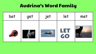 My word family | PPTX