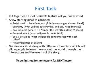 My World Introduction ppt | PPT