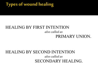 WOUND HEALING AND ENDODONTICS | PPTX