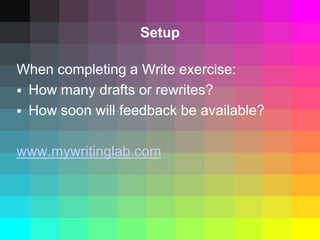 MyWritingLab | PPT