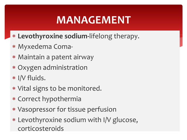 Myxedema coma | PPTX
