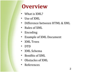 XML | PPT