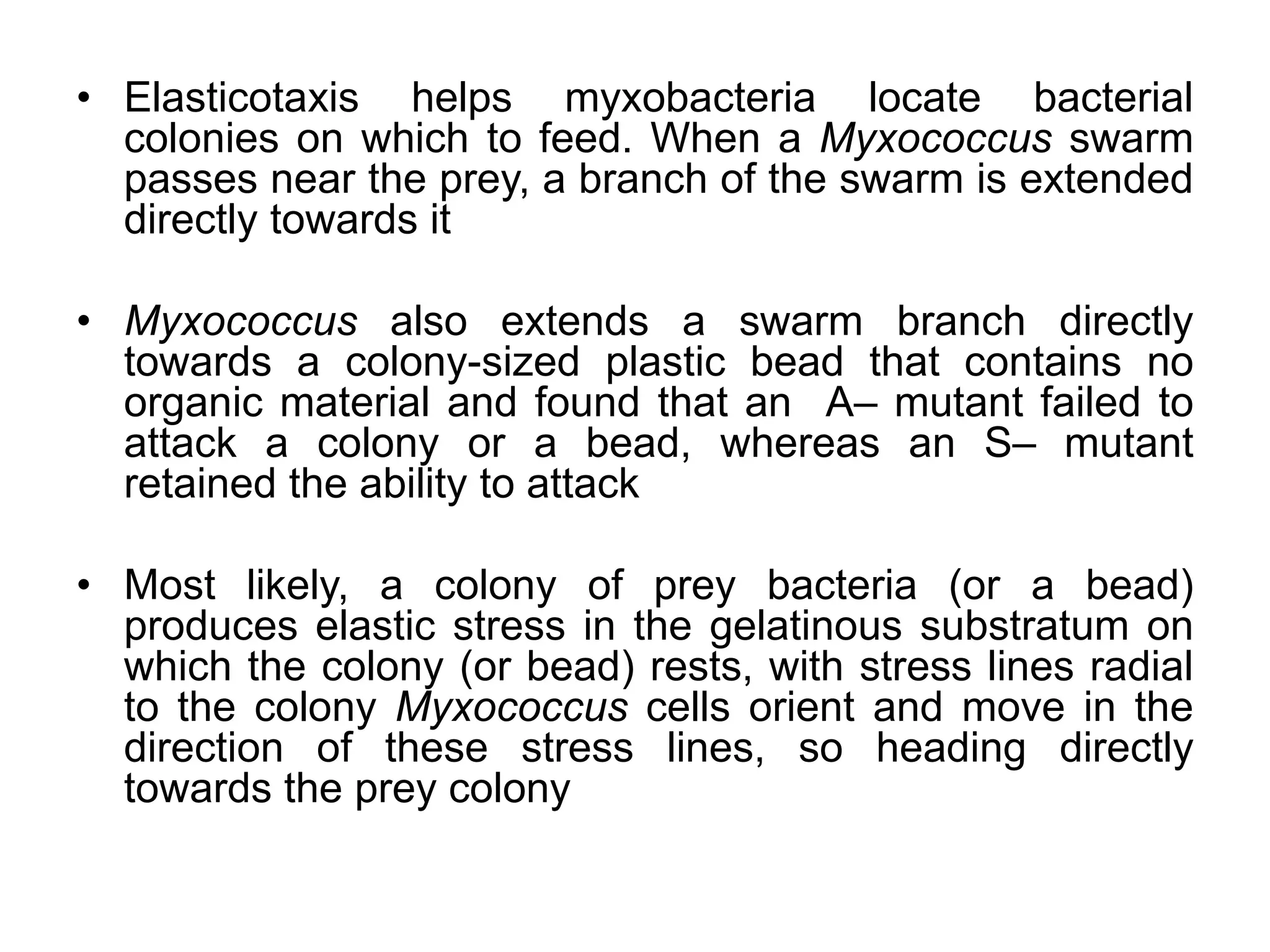 Myxobacteria, life cycle, genetic basis of differentiation | PPTX